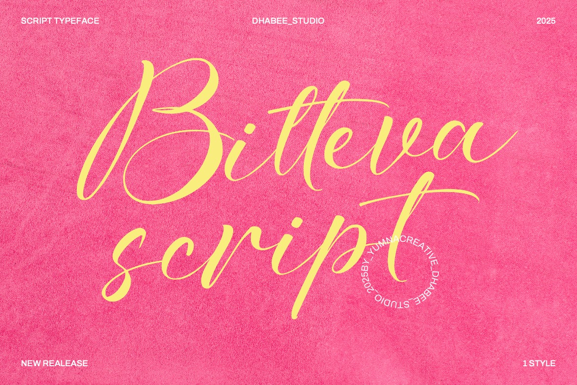 Bitteva Script - Classy Script Font by Dhabee